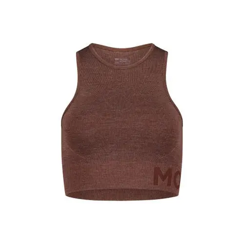 MONS ROYALE Solace Merino Seamless Tank Top - Henna