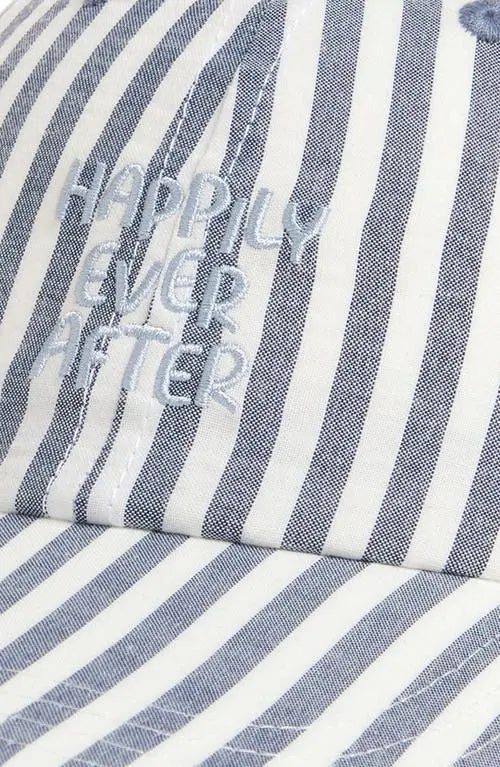 FRASIER STERLING Stripe Cotton Canvas Baseball Cap