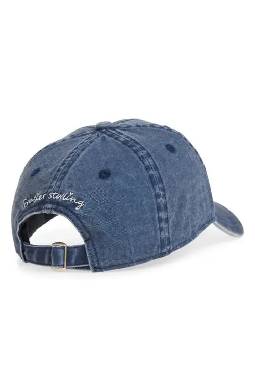 FRASIER STERLING Dolce Vita Cotton Canvas Baseball Cap