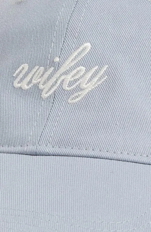 FRASIER STERLING Wifey Cotton Canvas Baseball Cap