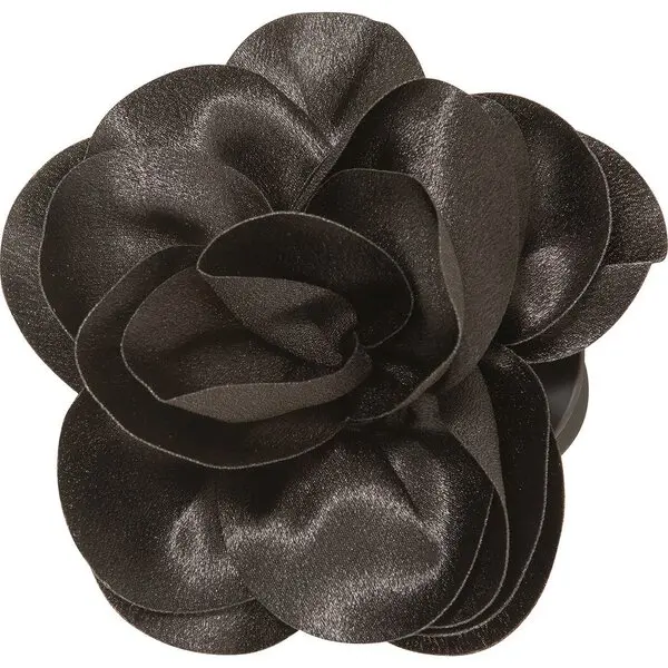 JENNIFER BEHR Rosie Silk-blend Claw Clip - Black