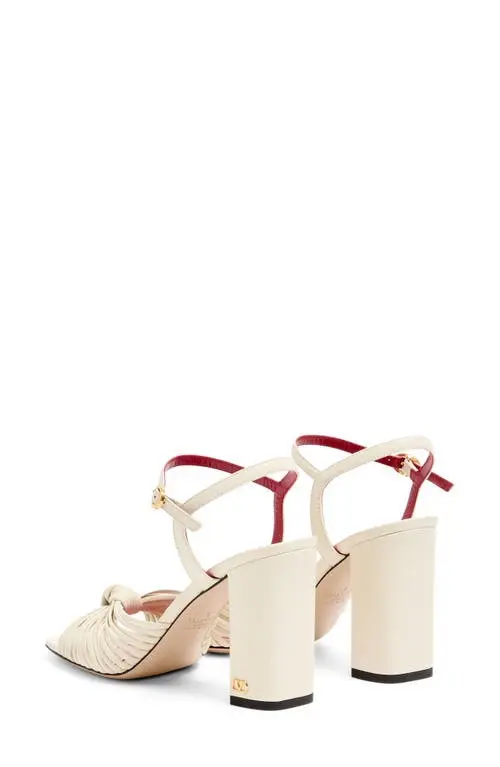 Valentino Garavani Annet Block Heel Sandal - Ivory