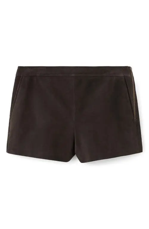 Mango Suede Shorts