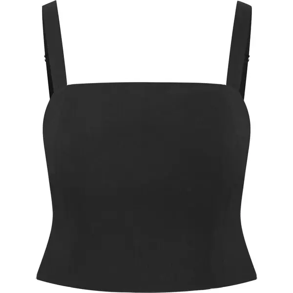 City Chic Bianka Sleeveless Crop Top
