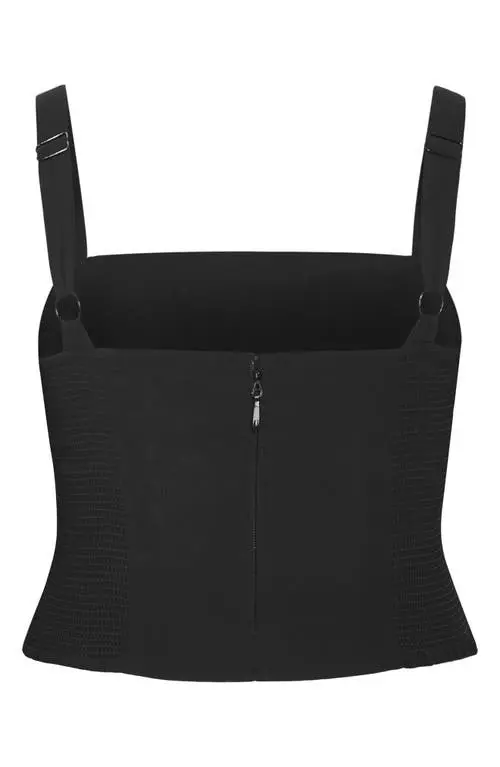 City Chic Bianka Sleeveless Crop Top