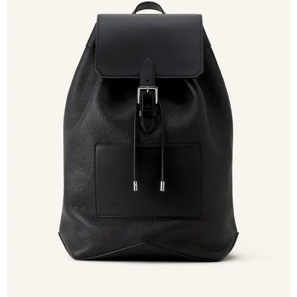 LANVIN Leather Backpack - Black