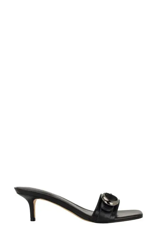 Calvin Klein Neveena Kitten Heel Sandal - Black