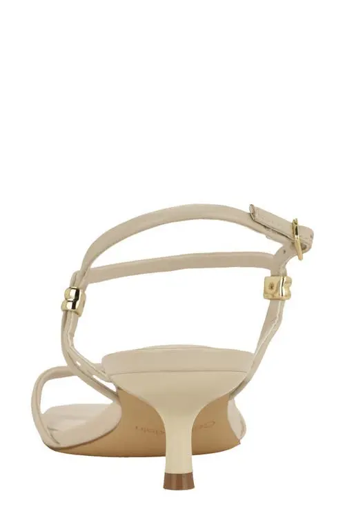 Calvin Klein Rivine Ankle Strap Sandal - Ivory