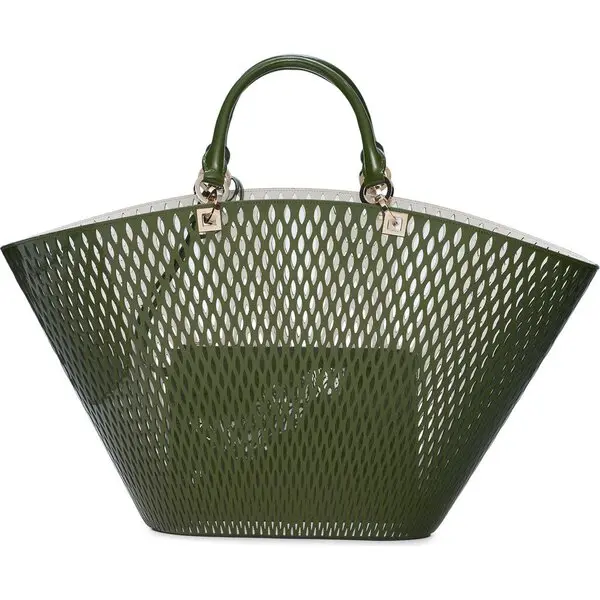 TOM FORD Large Panier Cutout Patent Leather Tote