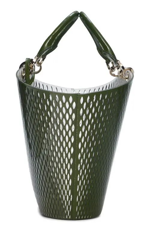 TOM FORD Large Panier Cutout Patent Leather Tote