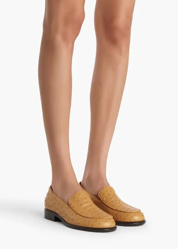 Khaite Miles Loafer In Ostrich