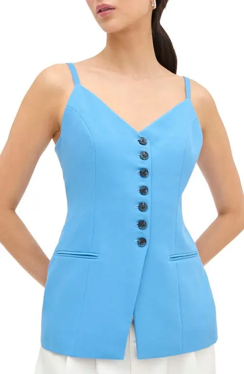 ALIGNE Manhattan Sleeveless Top - Blue