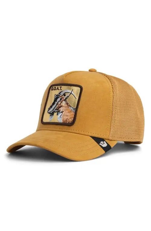 GOORIN BROS Golden Goat Patch Trucker Hat - Amber
