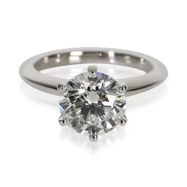 Tiffany & Co. 1.86 Ct Round Brilliant Diamond Ring - Platinum