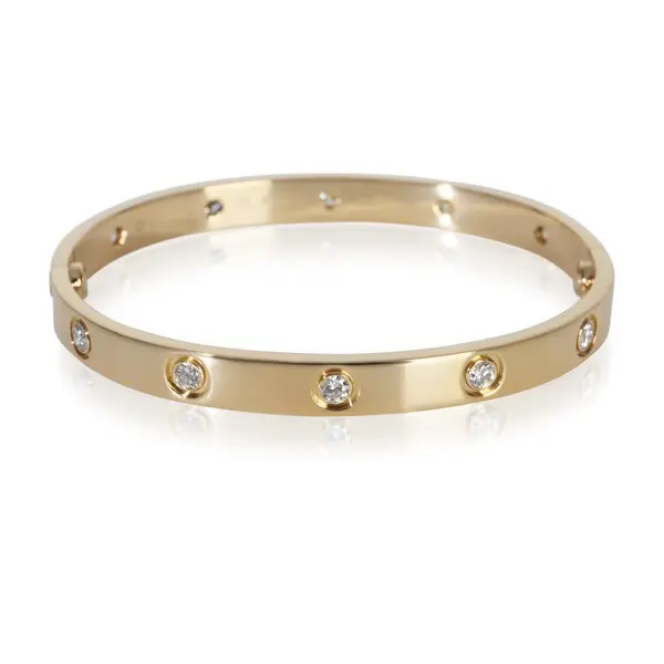 Cartier Yellow Gold Diamond Love Bracelet - Yellow_gold