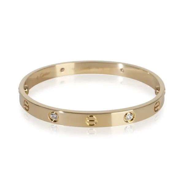 CARTIER Yellow Gold Diamond Love Bracelet - Yellow_gold