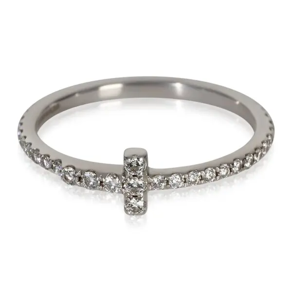 Tiffany & Co. T Wire Diamond Ring - White_gold
