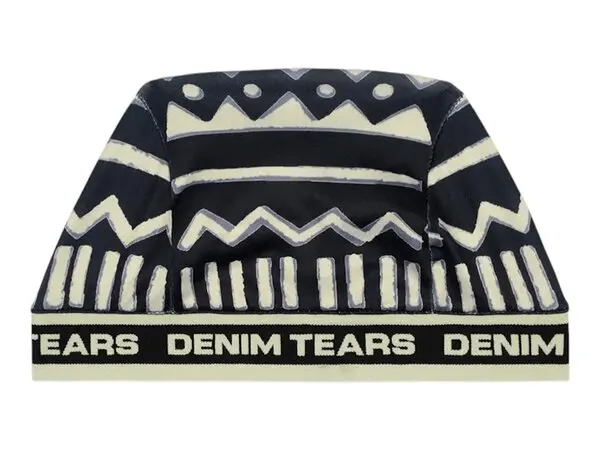 DENIM TEARS 5q Mudcloth Skully Beanie - Multicolor