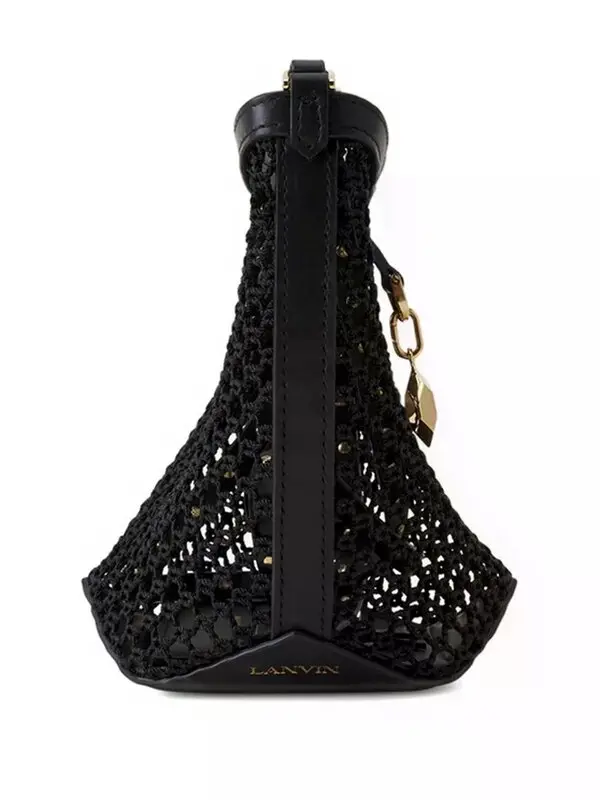 LANVIN Studded Bucket Bag - Black