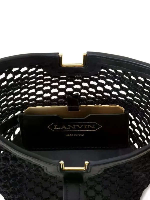 LANVIN Studded Bucket Bag - Black