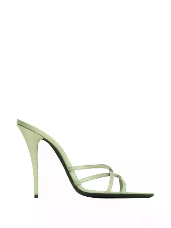 Saint Laurent Strap Sandals - Green