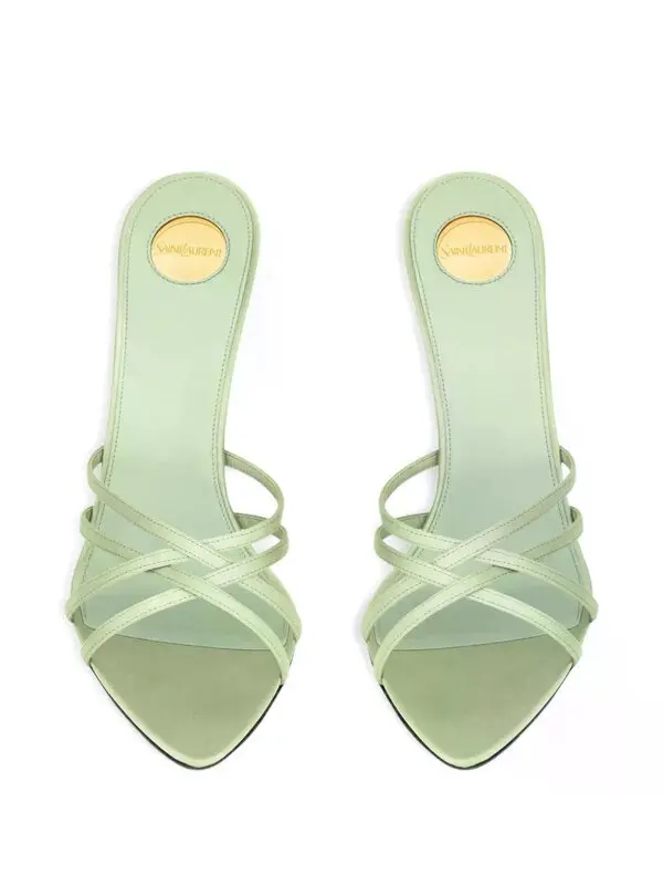 Saint Laurent Strap Sandals - Green