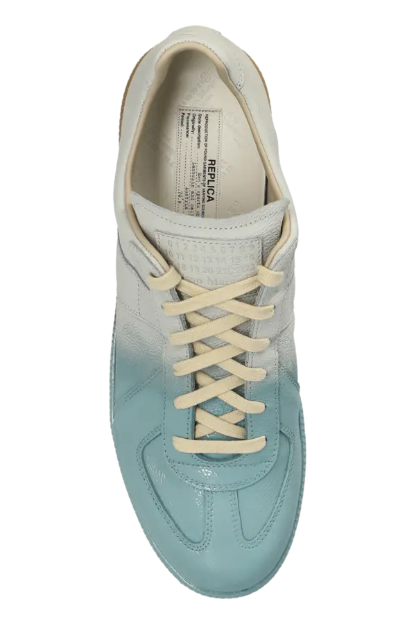 MAISON MARGIELA Leather Sneakers - Blue