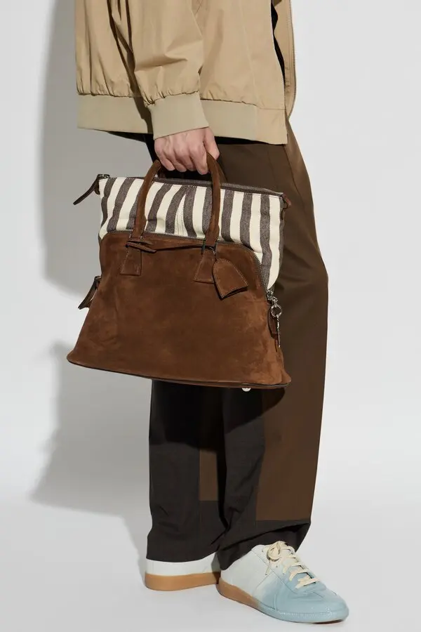 MAISON MARGIELA 5ac Soft Medium Handbag - Brown