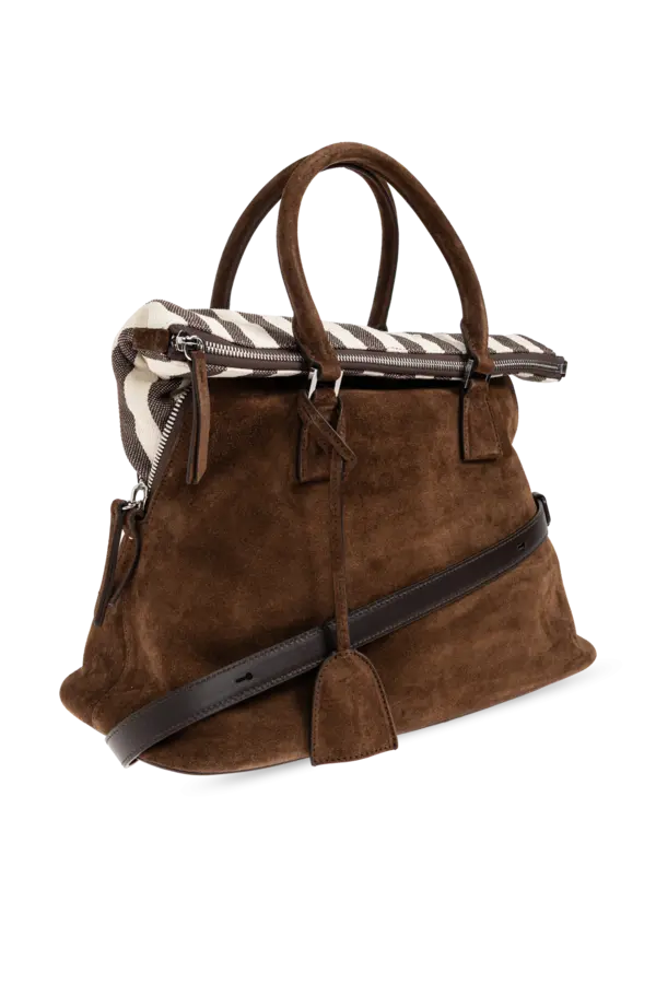 MAISON MARGIELA 5ac Soft Medium Handbag - Brown