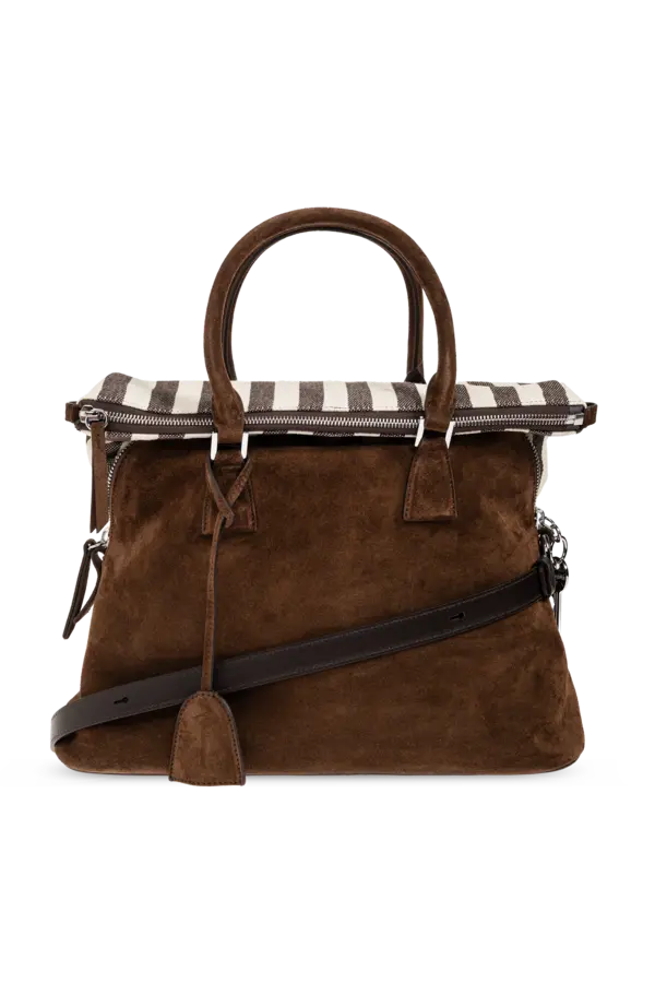 MAISON MARGIELA 5ac Soft Medium Handbag - Brown