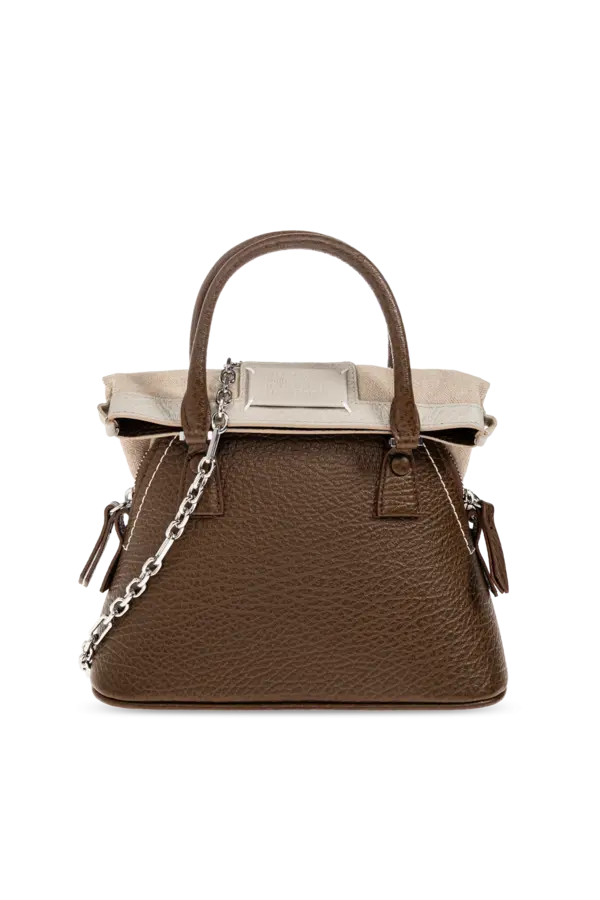 MAISON MARGIELA 5ac Classique Micro Handbag - Brown