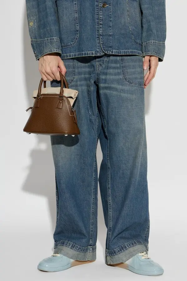 MAISON MARGIELA 5ac Classique Micro Handbag - Brown