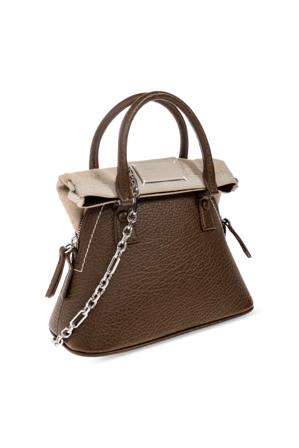 MAISON MARGIELA 5ac Classique Micro Handbag - Brown