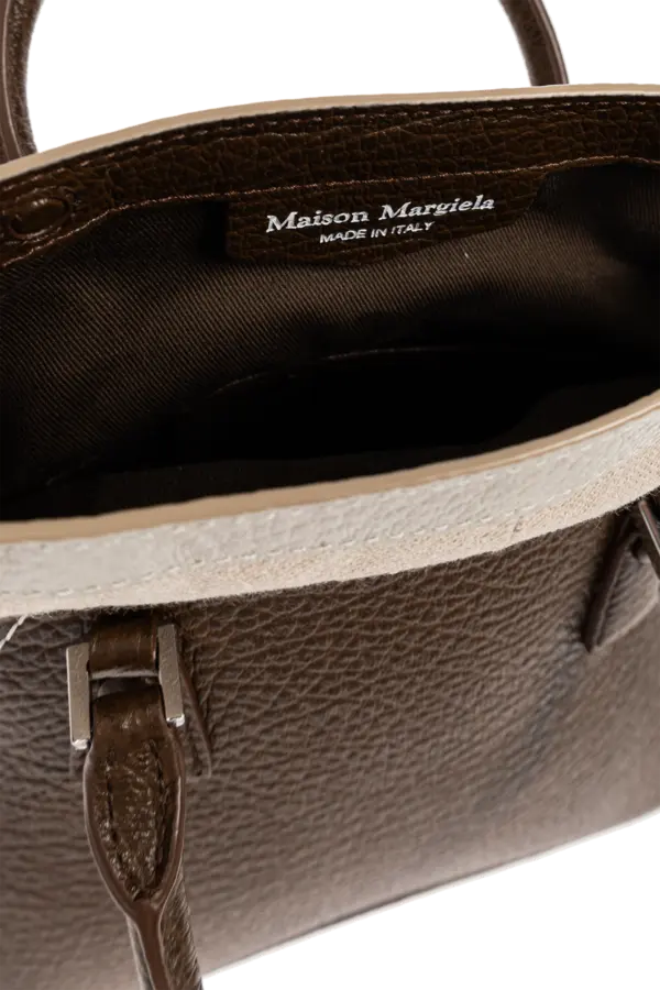 MAISON MARGIELA 5ac Classique Micro Handbag - Brown