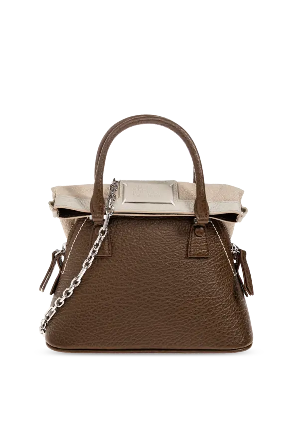 MAISON MARGIELA 5ac Classique Micro Handbag - Brown