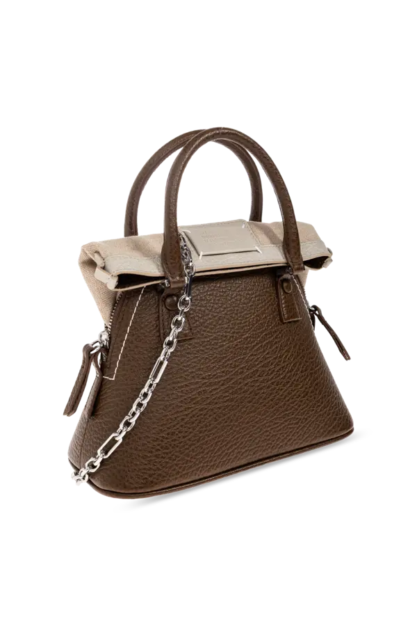 MAISON MARGIELA 5ac Classique Micro Handbag - Brown
