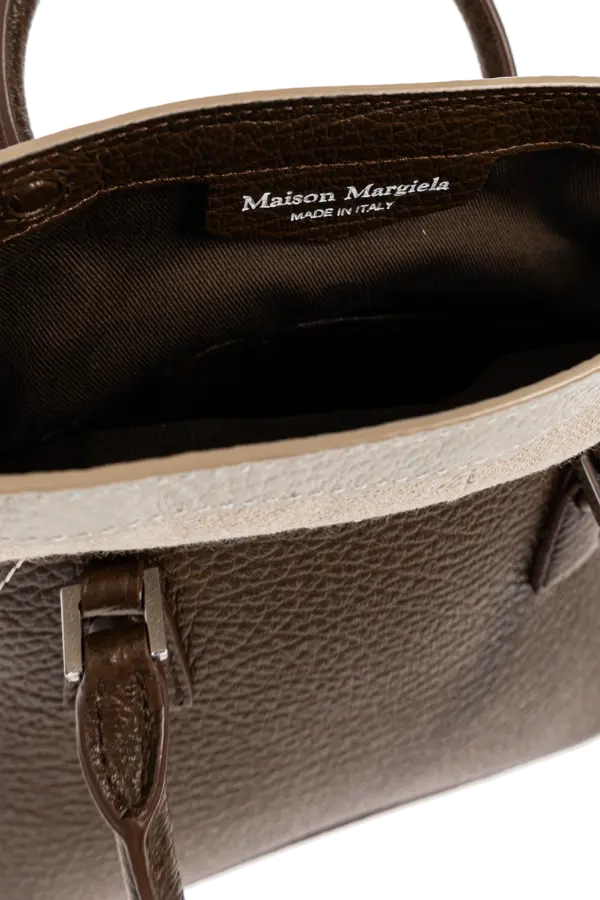 MAISON MARGIELA 5ac Classique Micro Handbag - Brown