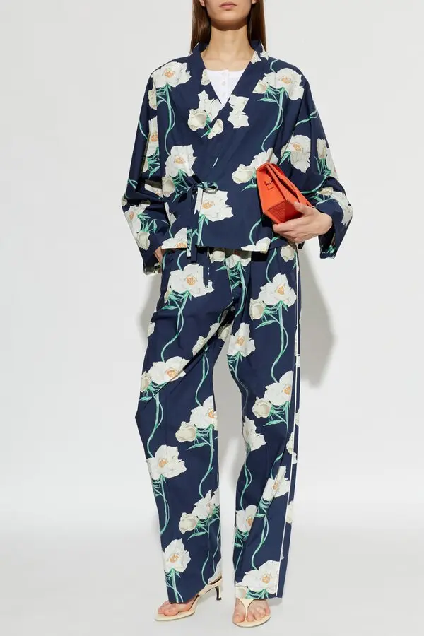 Kenzo Floral Motif Kimono
