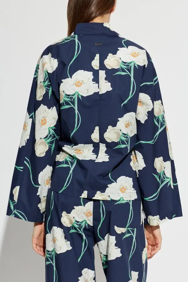 Kenzo Floral Motif Kimono