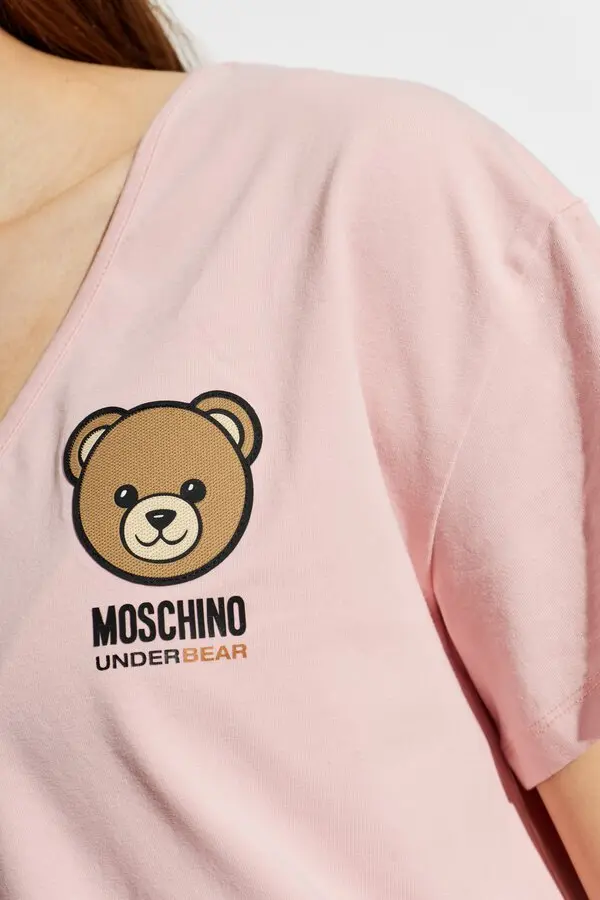 Moschino Two-piece Pajamas With Logo