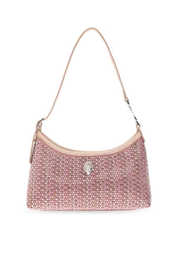 Kurt Geiger Embroidered Shoulder Baguette - Pink