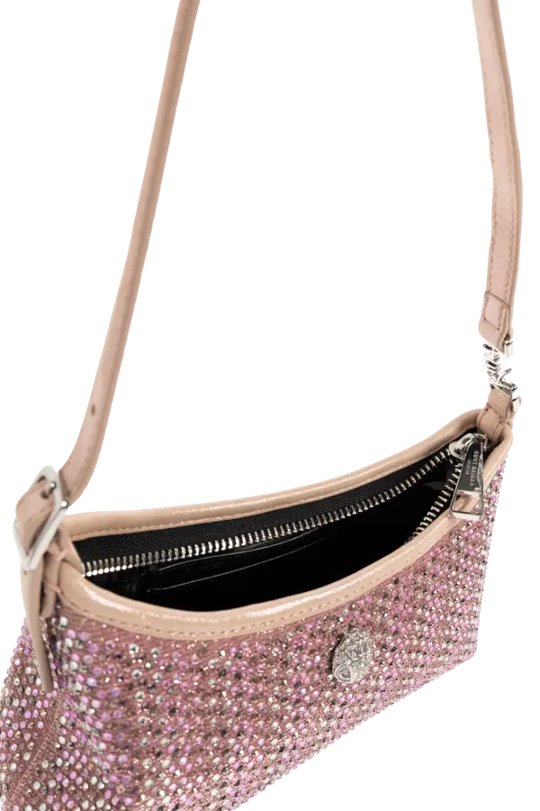 Kurt Geiger Embroidered Shoulder Baguette - Pink
