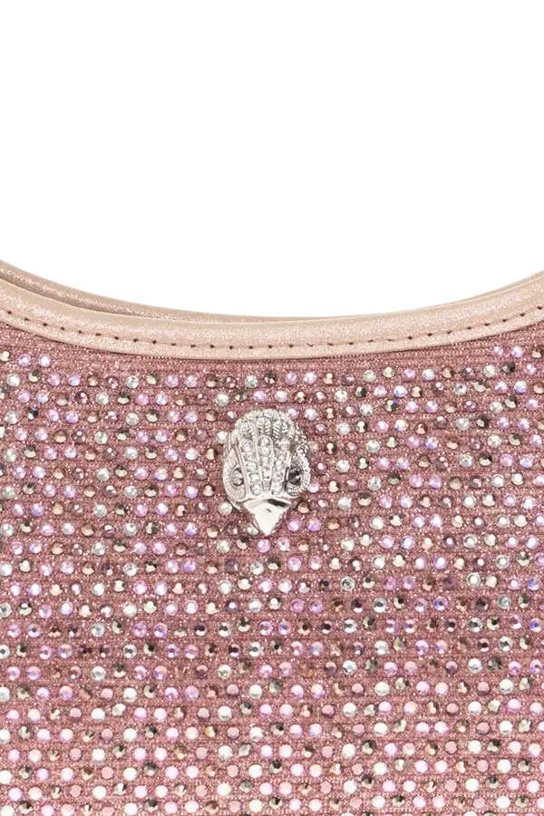 Kurt Geiger Embroidered Shoulder Baguette - Pink
