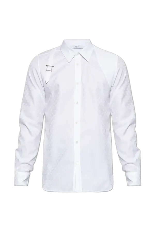 Alexander McQueen Shirt With Monogram - White