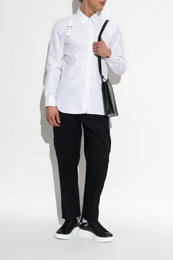 Alexander McQueen Shirt With Monogram - White