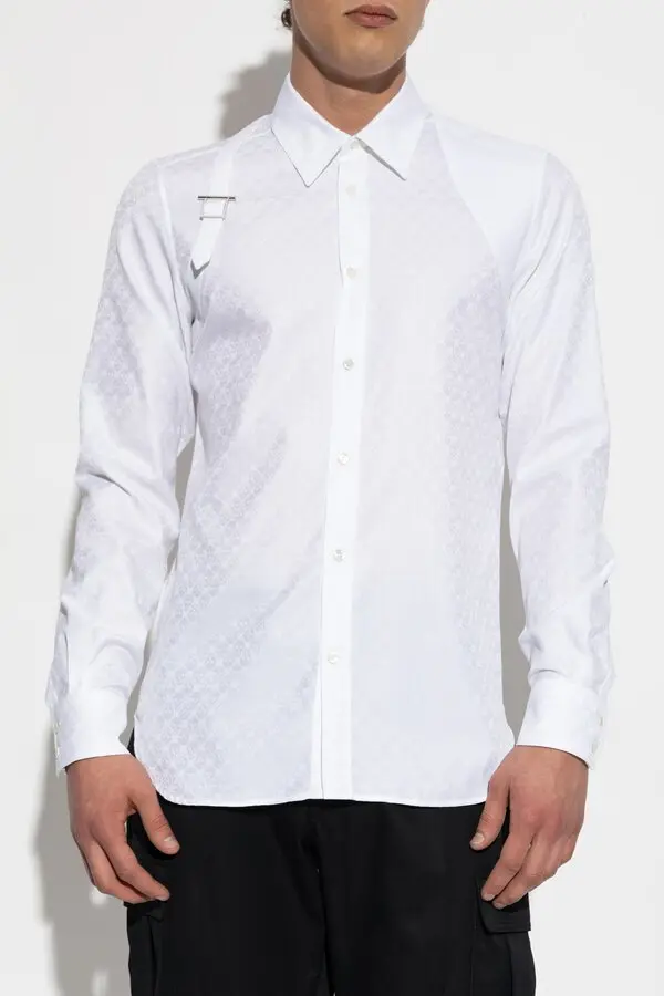 Alexander McQueen Shirt With Monogram - White