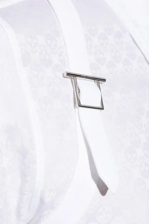 Alexander McQueen Shirt With Monogram - White