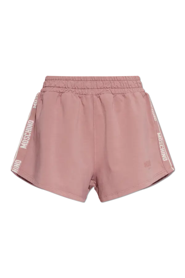 Moschino Logo Shorts - Pink