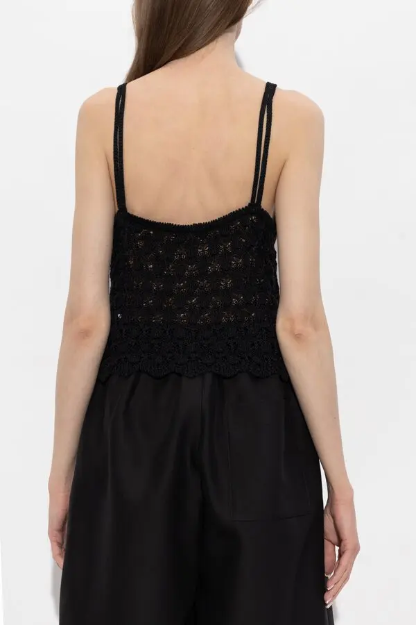 AKEP Decorative Knit Top