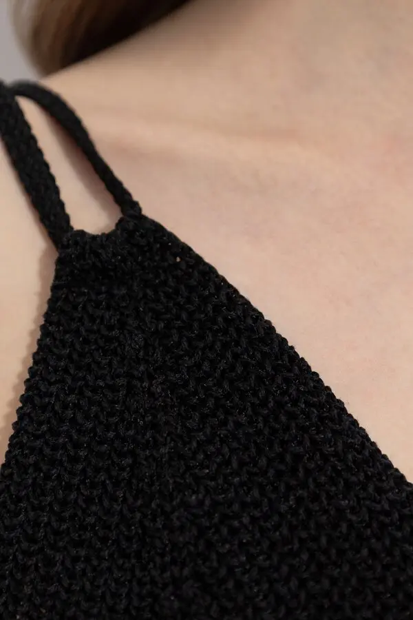 AKEP Decorative Knit Top